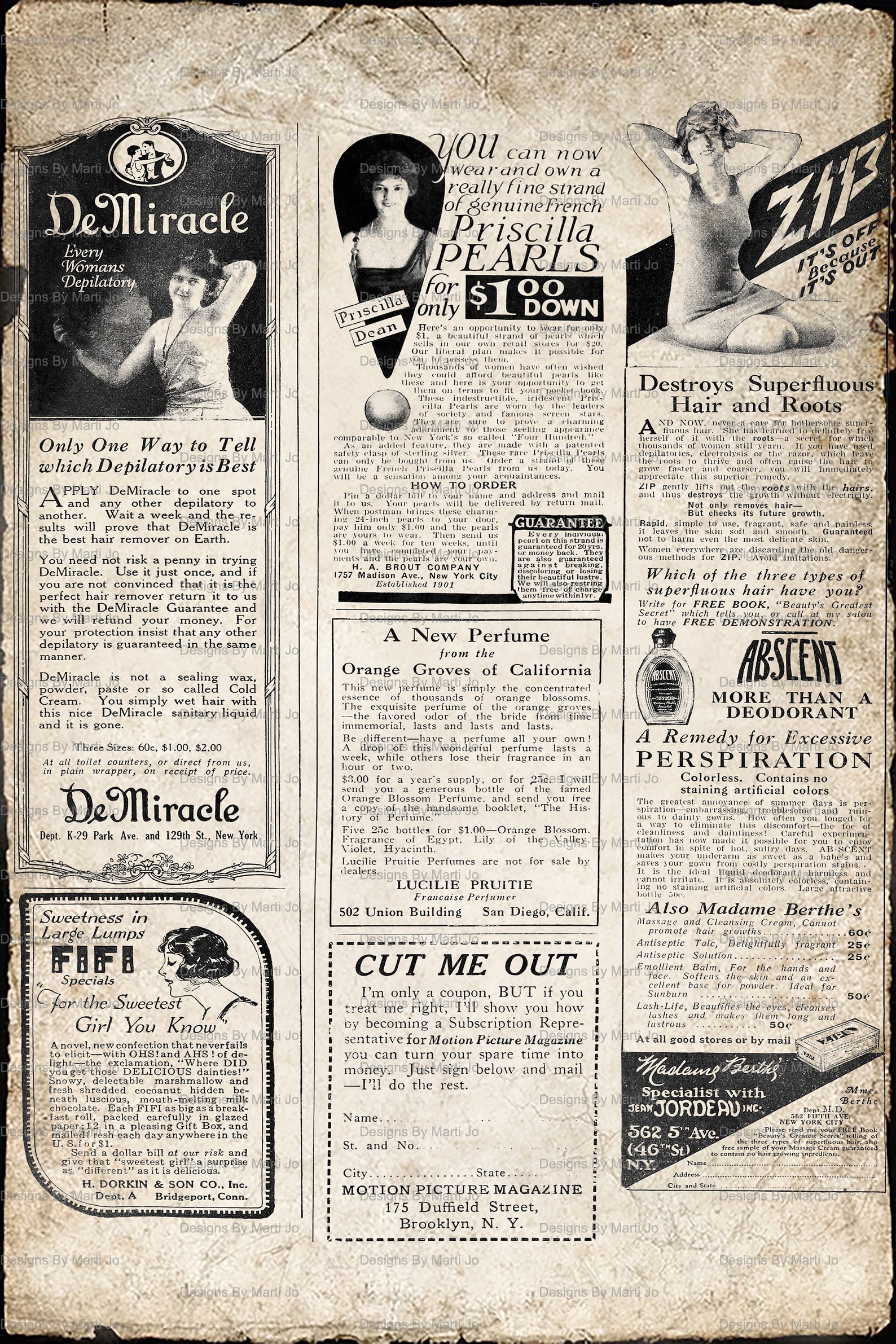 Vintage Ads Overlays Set 1 10 Vintage Magazine Advertisement ...