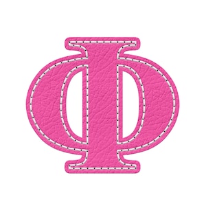 Hot Pink Greek Sorority Letters PNG | Instant Download Alphabet Clipart ...