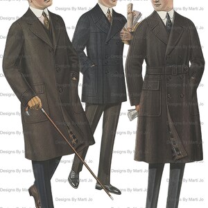 Vintage Fussy Cut Men's Fashion Images - 1922 Fashion Clothes | 25 ...