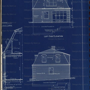 Vintage Old House Blueprints | 48 Vintage House Patterns and Blueprints ...