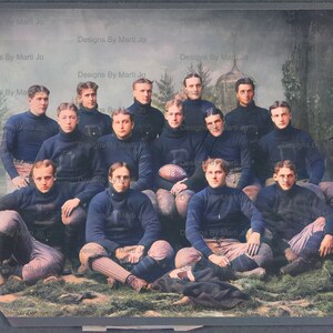 Colorized Vintage Football Team Photos | 15 Printable Vintage Sports ...