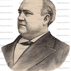 Vintage Men's Portraits | 25 Individual Engravings | 2 Different PNG ...