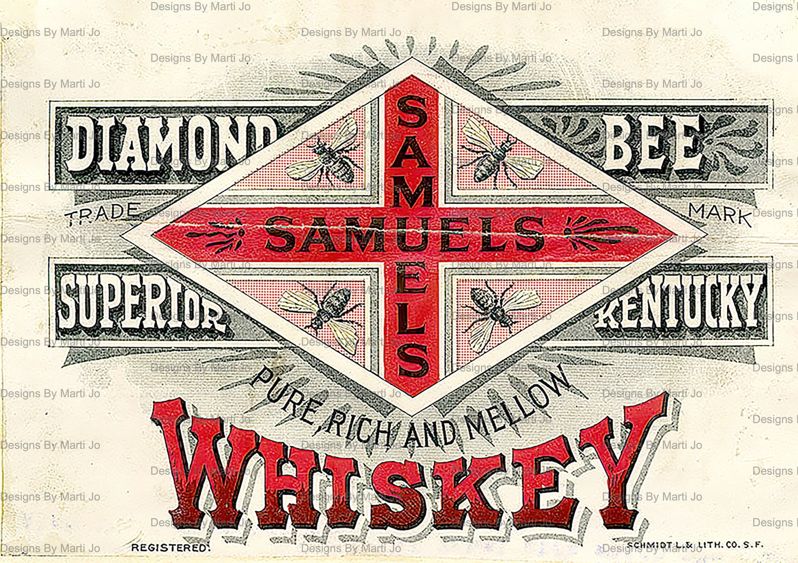 Vintage Whiskey Labels Set 2 | 50 Digital Old Whiskey Labels | BONUS ...