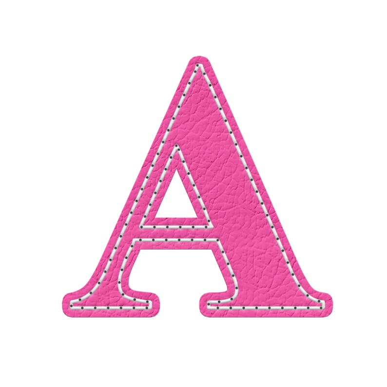 Hot Pink Greek Sorority Letters PNG | Instant Download Alphabet Clipart ...
