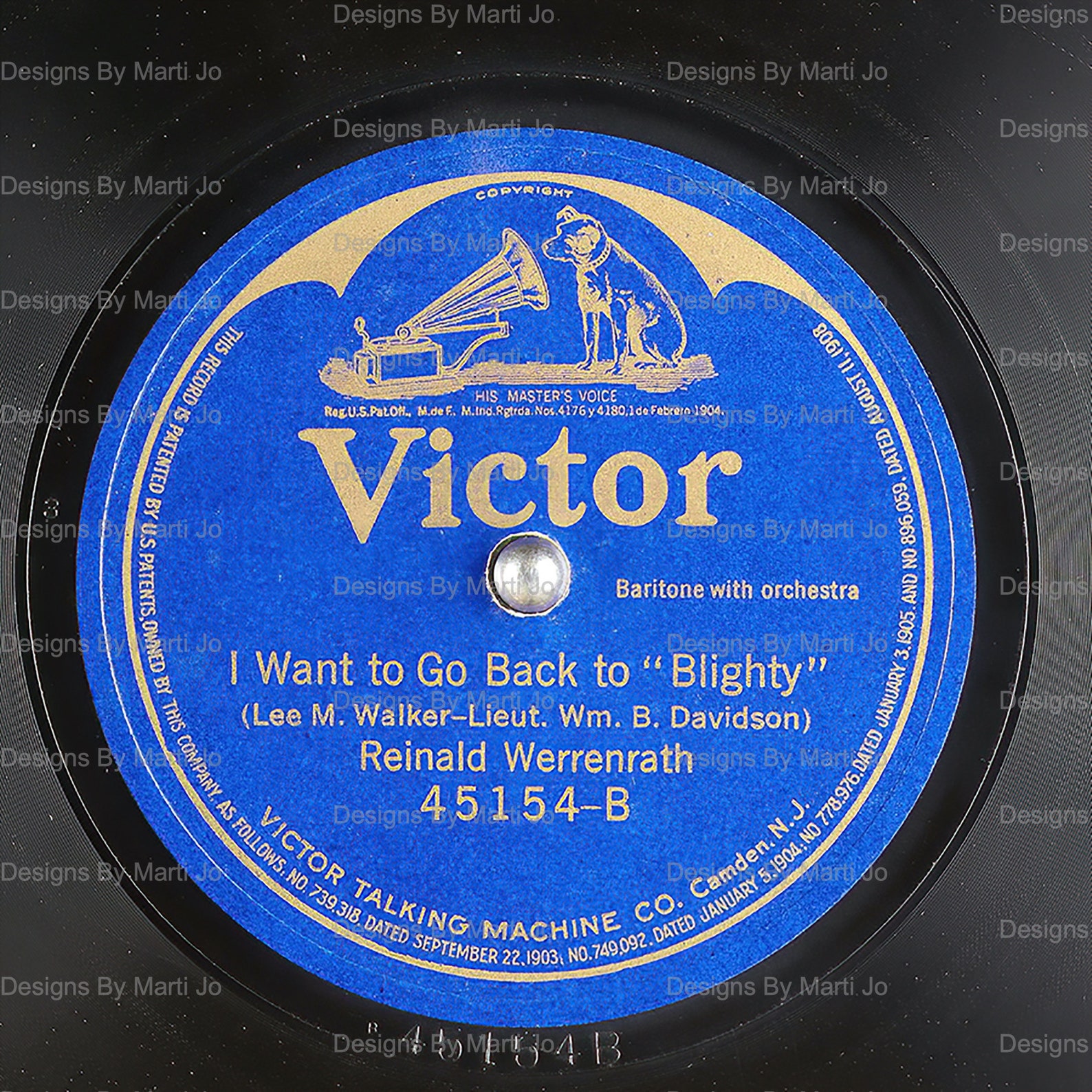 Vintage Vinyl Record Label Clipart Printable Vintage Music - Etsy