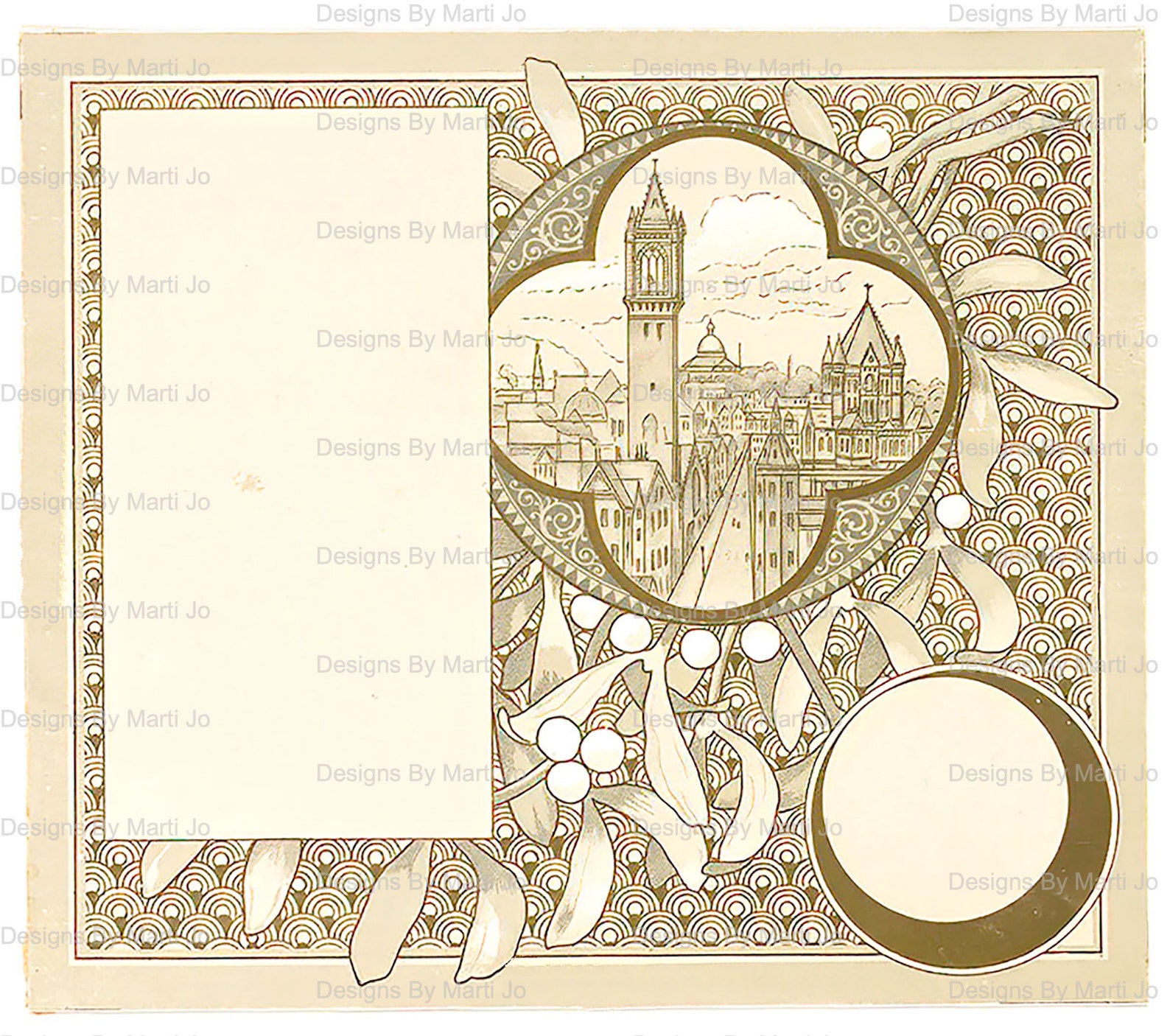 Vintage Note Cards | Printable Antique Greeting Cards | Instant ...