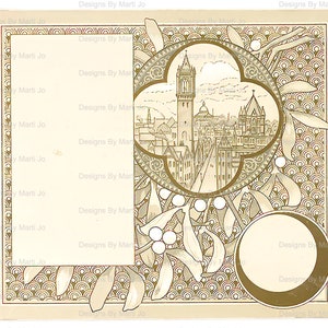 Vintage Note Cards | Printable Antique Greeting Cards | Instant ...