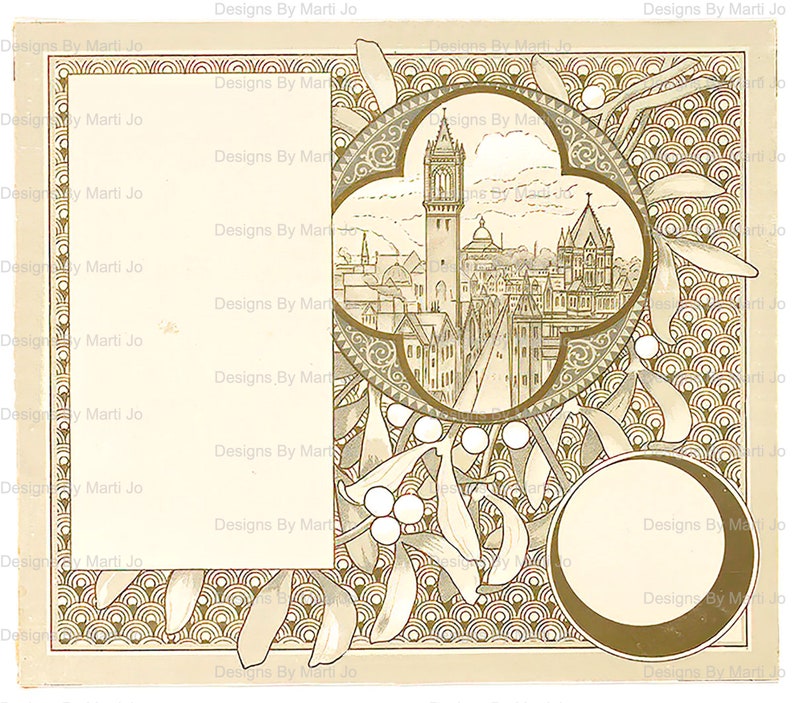 Vintage Note Cards | Printable Antique Greeting Cards | Instant ...