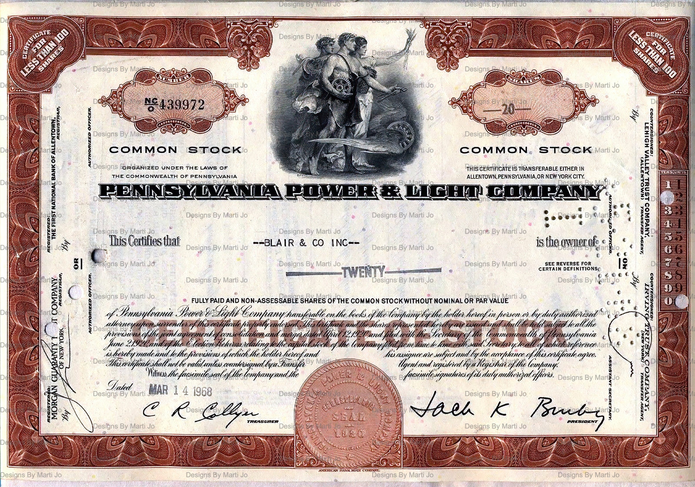 Old Stock Certificates Set 2 | Vintage Stock Market Documents | Instant ...