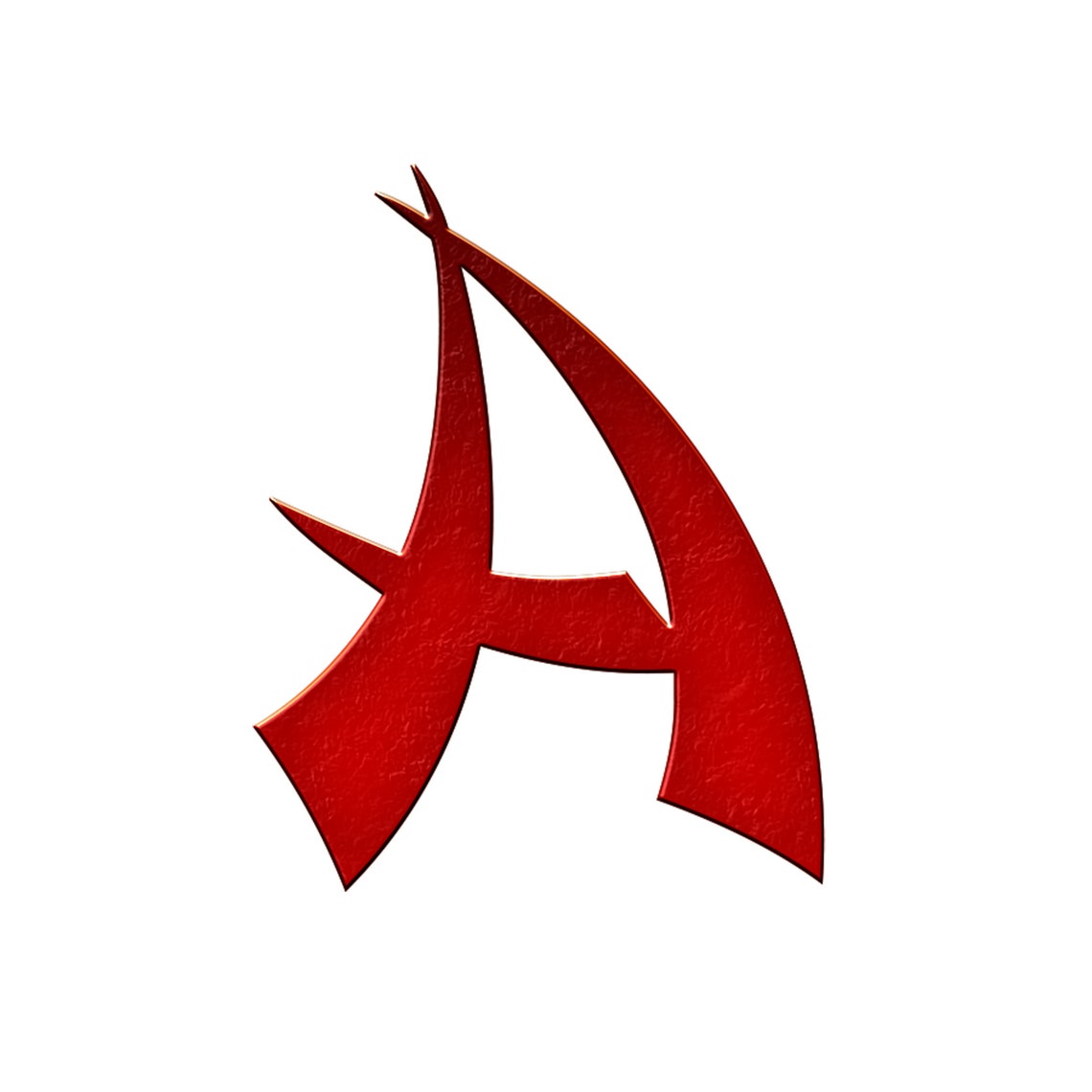 Red Style Japanese Alphabet Digital Clipart Printable Asian | Etsy