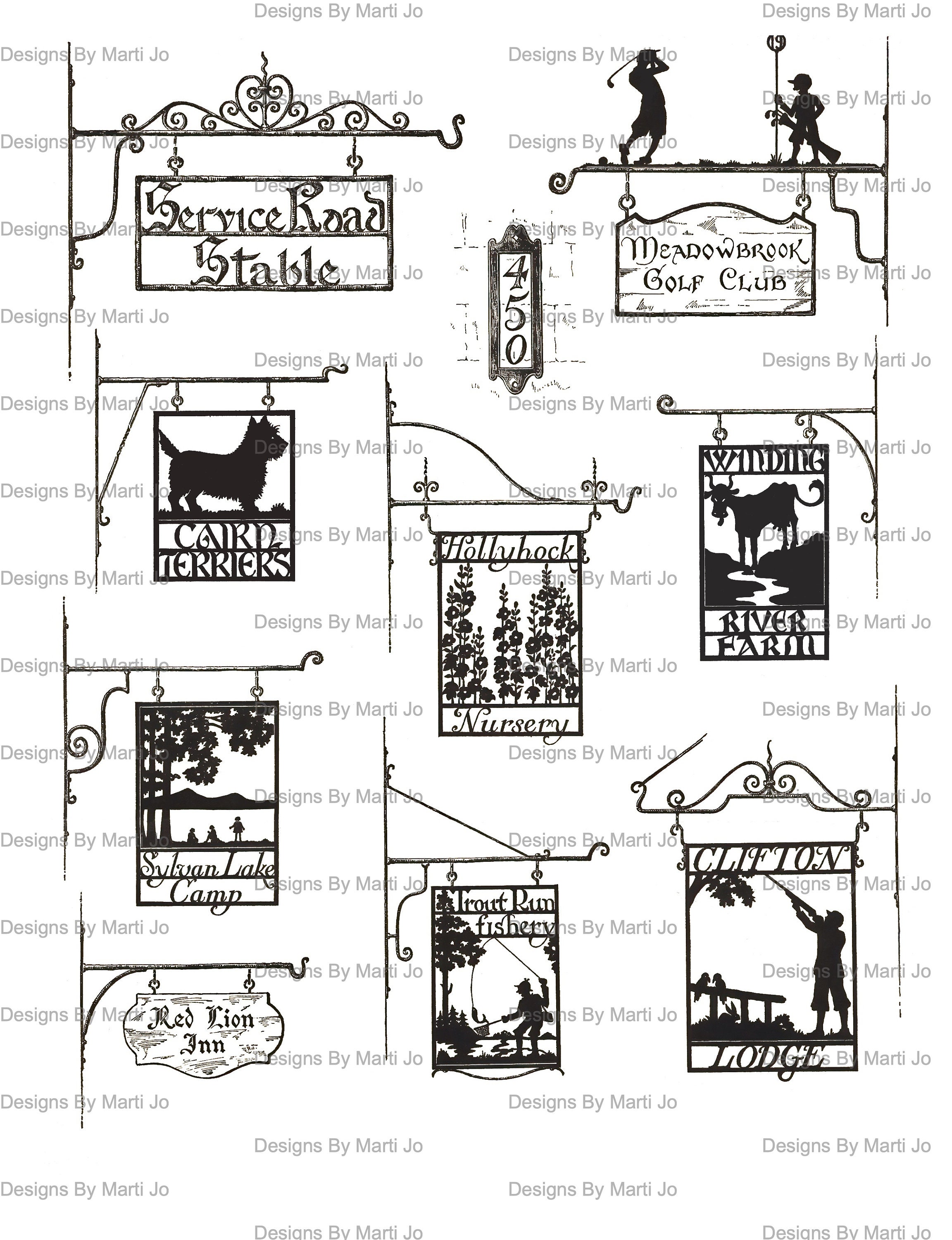 Vintage Signs Antique Signs Clipart Instant Download - Etsy Singapore