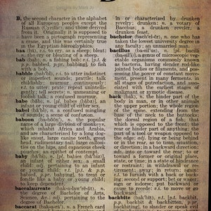 Vintage Dictionary Paper Overlay Set | 26 Antique Printable Transparent ...