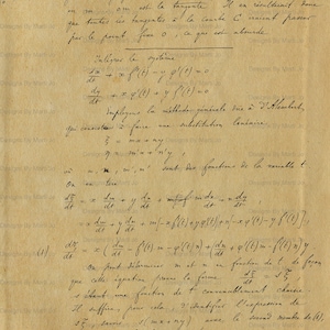 Vintage French Math Notes Overlays | 10 Mathematics Formulas Junk ...