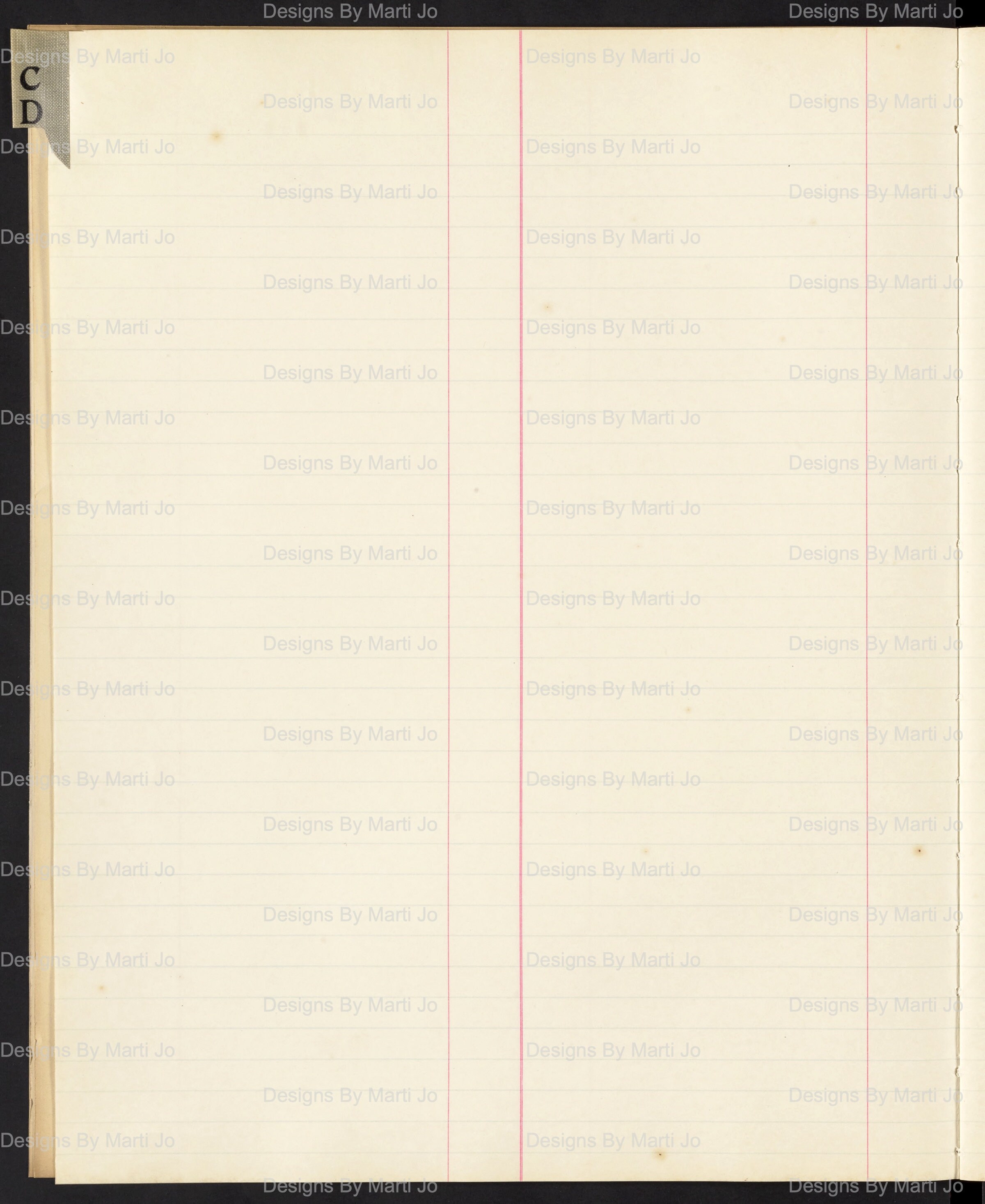 RARE Blank Vintage Printable A-Z Directory JPG Pages | Vintage Junk ...