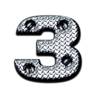 Diamond Plate Letters Digital Clipart | Printable Chrome Metal Letters ...