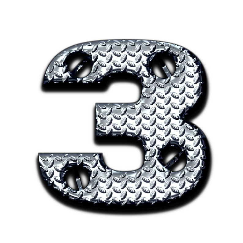 Diamond Plate Letters Digital Clipart | Printable Chrome Metal Letters ...