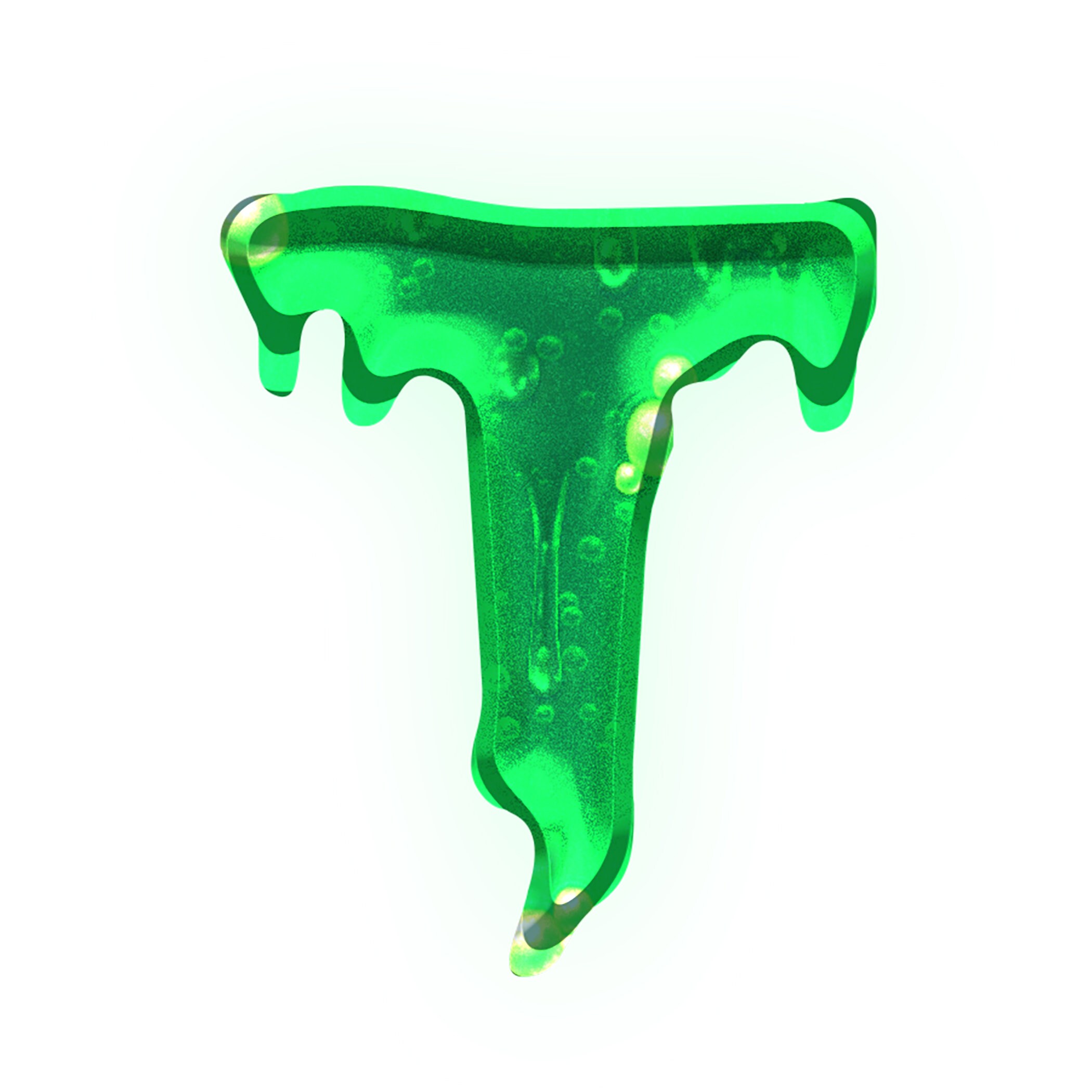 Green Slime Letters Printable Slimy Letters Digital - Etsy Canada