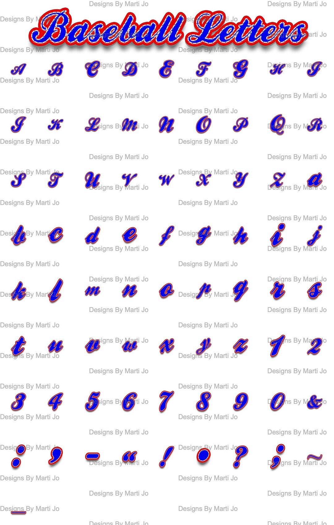 Baseball Font PNG Digital Clipart | Printable Baseball Alphabet ...