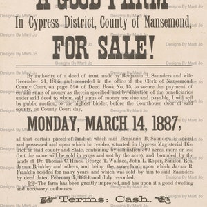 Vintage Farms for Sale Poster Set | 20 Vintage Land Sale Posters | 8 ...