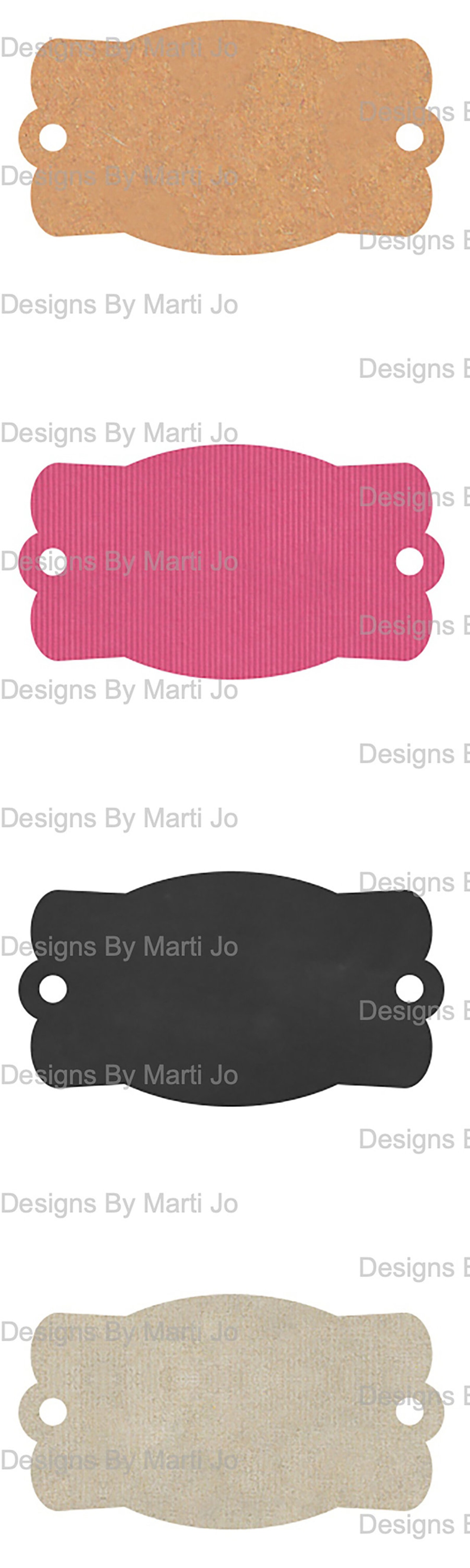 Printable Miniature Tags 10 Different Styles 50 Tags Total - Etsy