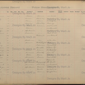Vintage Daily Arrest Records Crime Journal Kit | 25 Left and Right ...