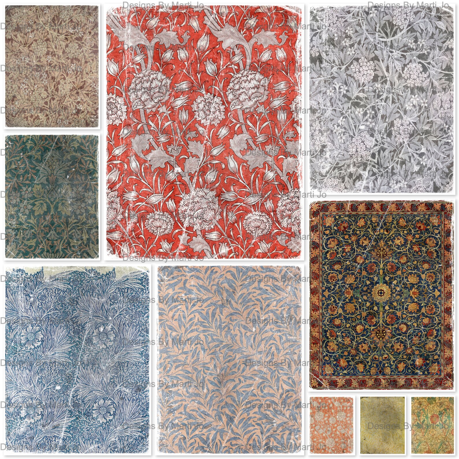 William Morris Printable Vintage Patterns William Morris - Etsy