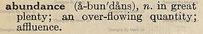Vintage Motivational Dictionary Words MEGA BUNDLE | 142 Digital ...
