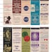 Vintage Match Book Covers Digikit 2 | 40 "ready to Use" Printable Match ...