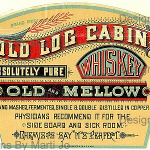 Vintage Whiskey Labels MEGA BUNDLE | My Current Sets 1-3 Combined Into ...