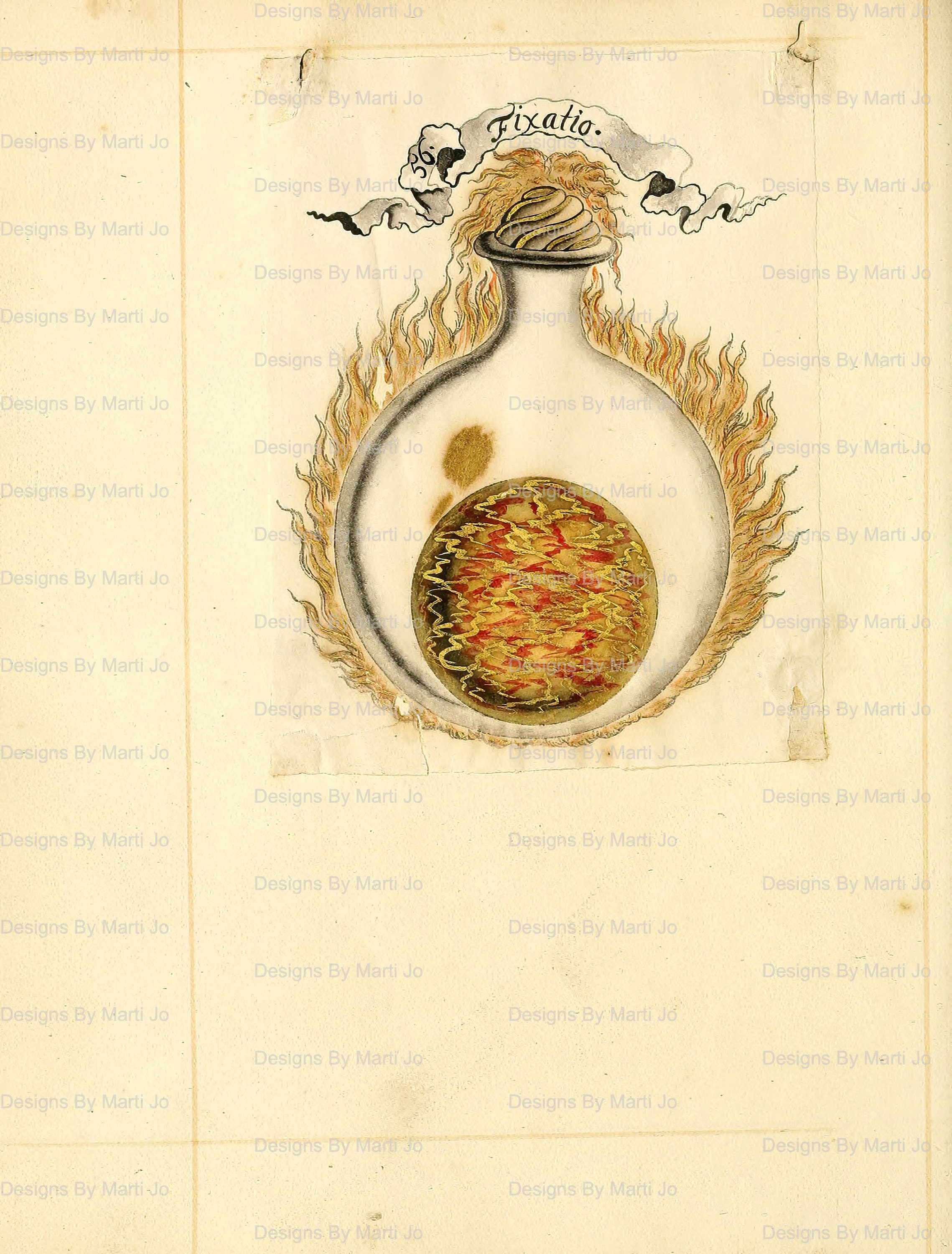 24 Vintage Alchemy Printable JPG Pages Vintage Junk Journal - Etsy