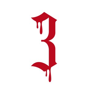 Bloody Dripping Letters | Printable Bloody Letters | Digital Download ...