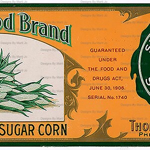 Vintage Vegetable Labels Kit 2 | 40 Printable Vintage Food Labels | Old ...