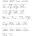 Cursive Writing Practice Tracing Pages Printable Cursive Letter Tracing ...