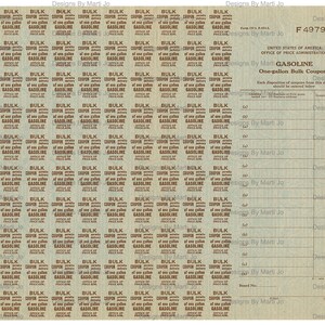 Vintage World War 2 Ration Book Clipart | 50 Printable Ration Stamps ...