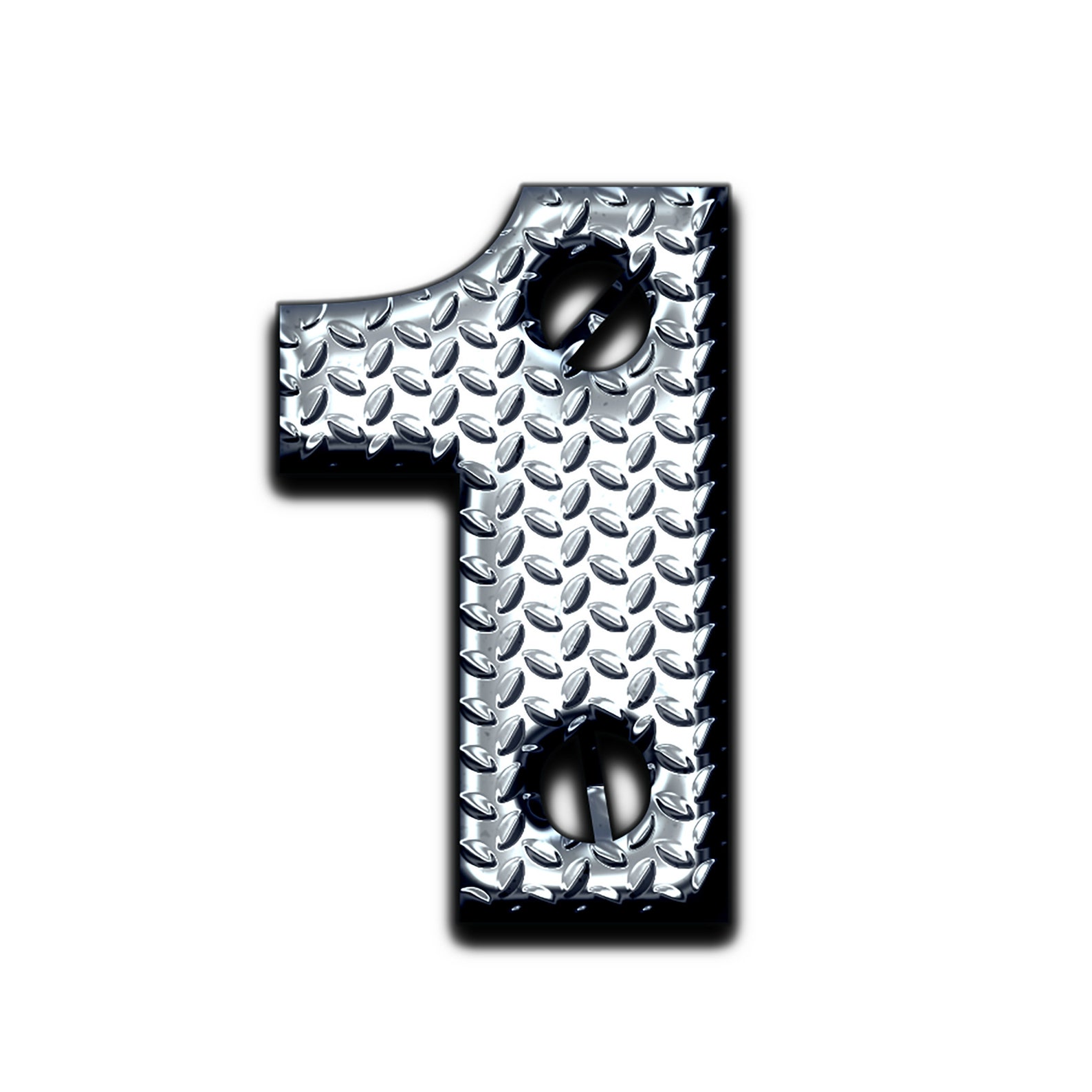 Diamond Plate Letters Digital Clipart Printable Chrome Metal - Etsy