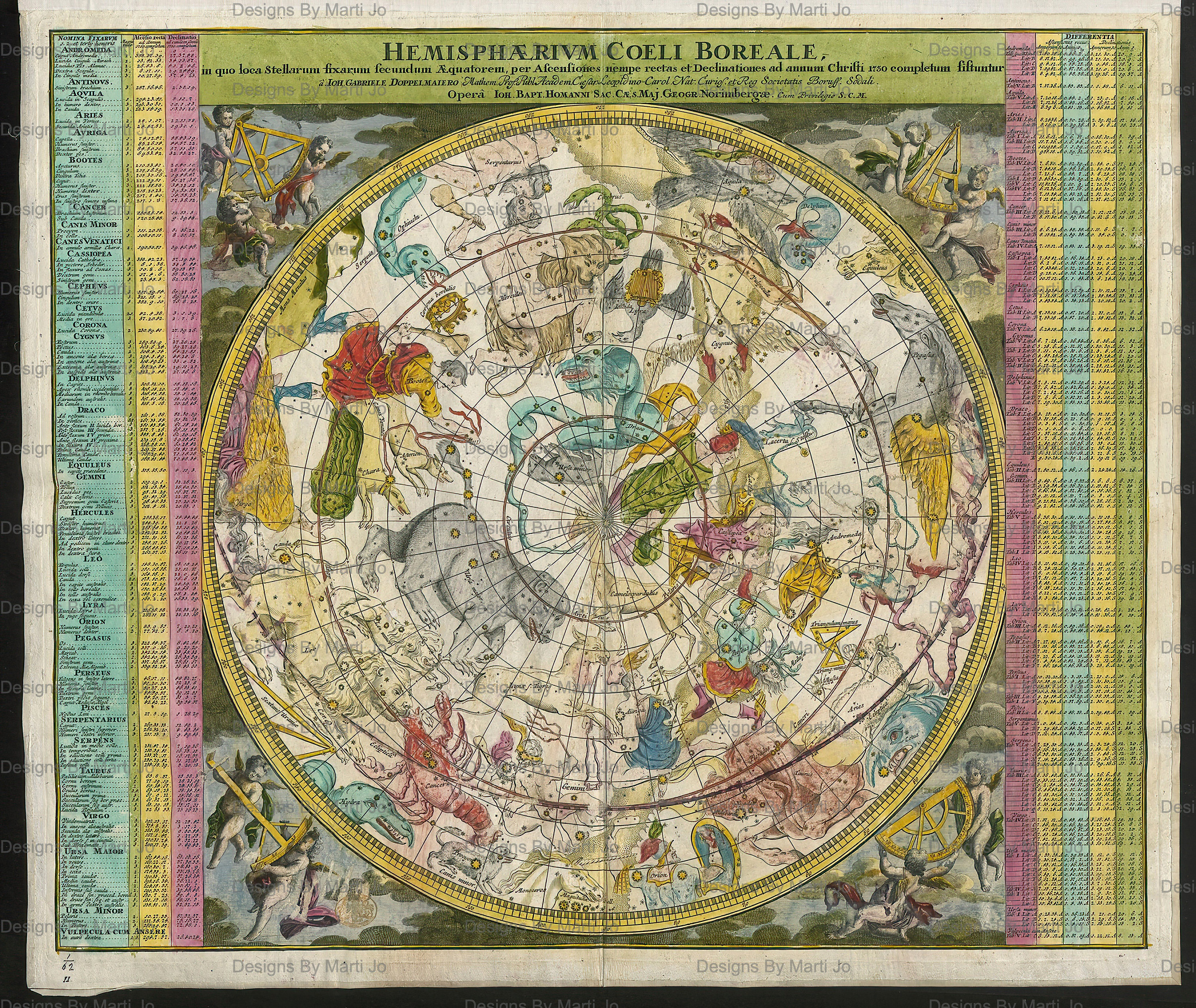 Vintage Astronomy Maps Set | 10 Antique Celestial Star Maps JPG | 11 ...
