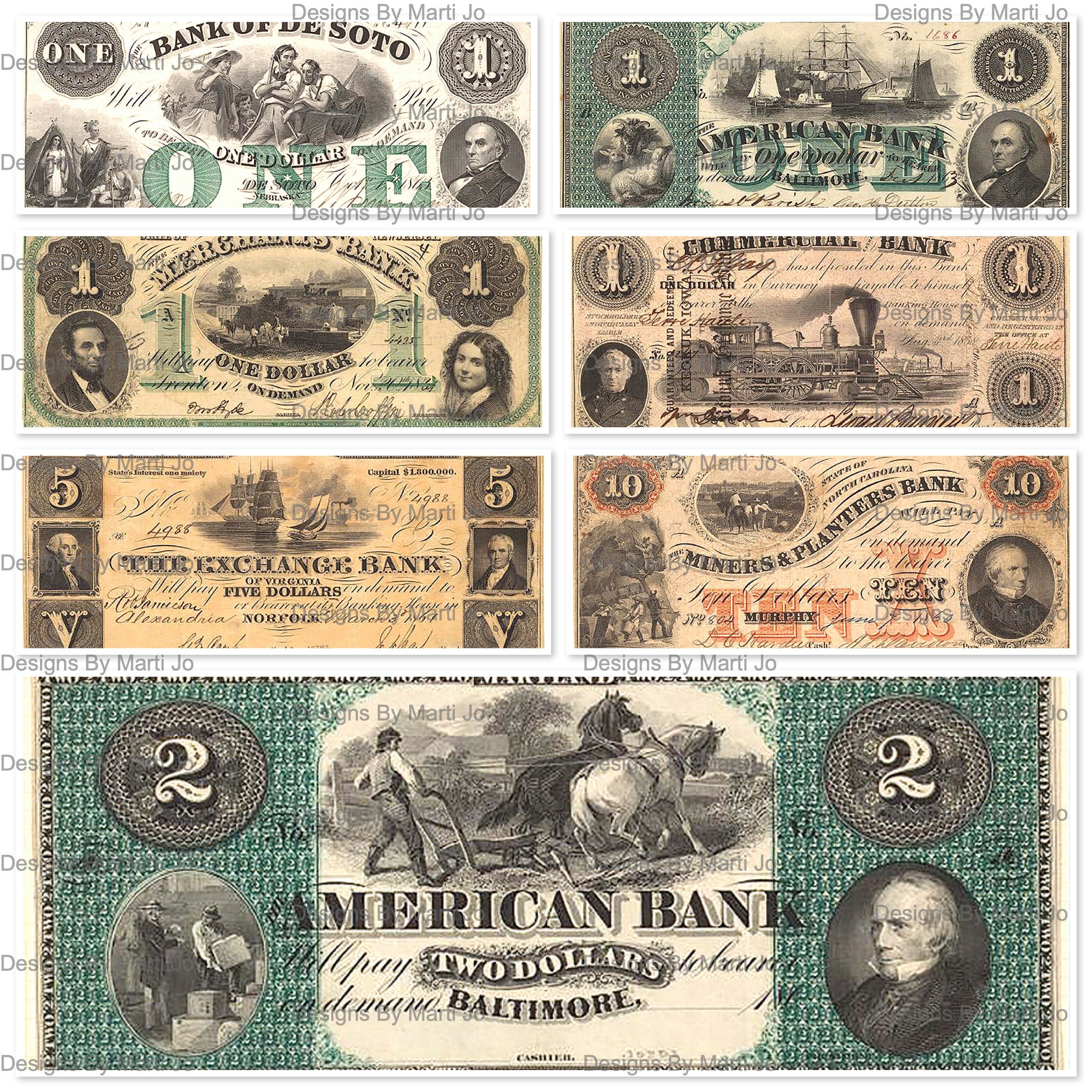 Value Of Old Bank Notes