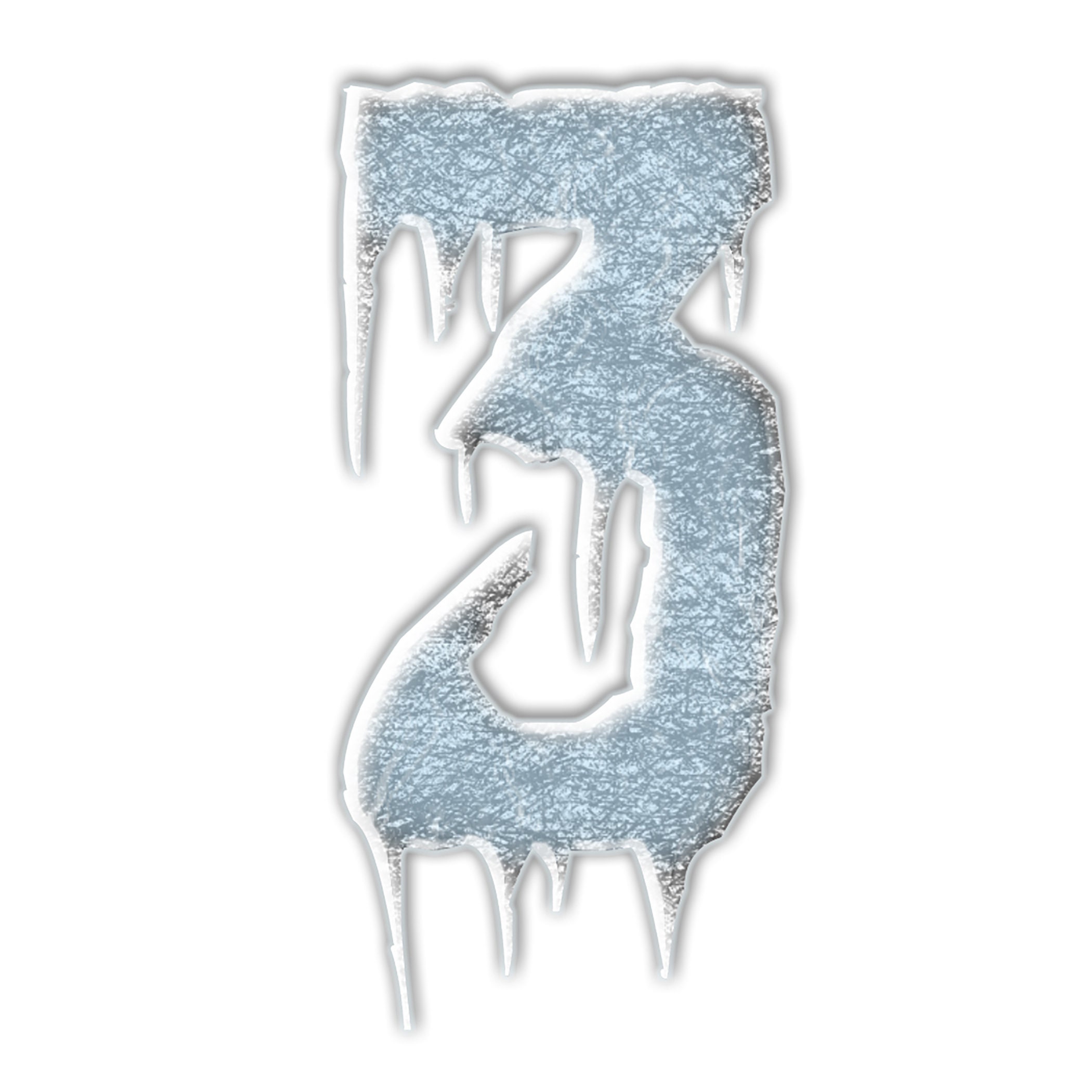 Dripping Ice Letters Digital Clipart Melting Ice Printable | Etsy