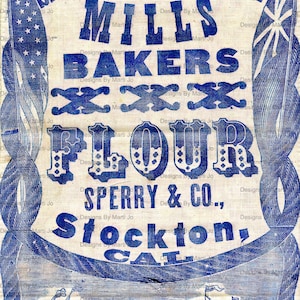 Vintage Flour Labels 1 | 50 Printable Vintage Flour Bag Labels ...