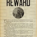Vintage Missing Person Reward Posters | 50 Printable Jpgs | True Crime ...