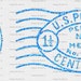 Vintage Postage Meter Stamps | 50 Printable Postal Meter Pngs | BONUS ...