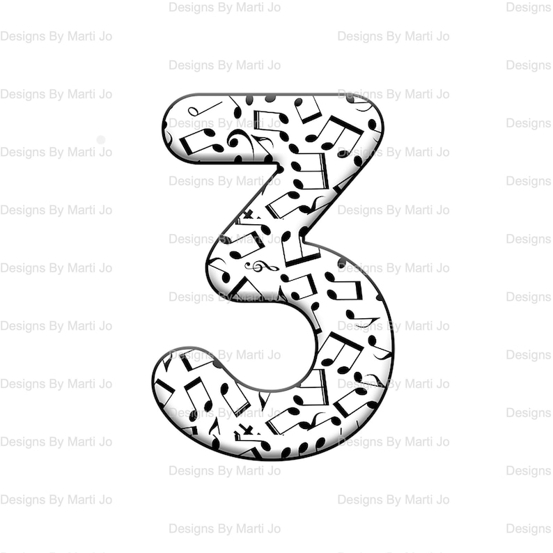 Musical Note Alphabet Printable Musical Note Letters - Etsy