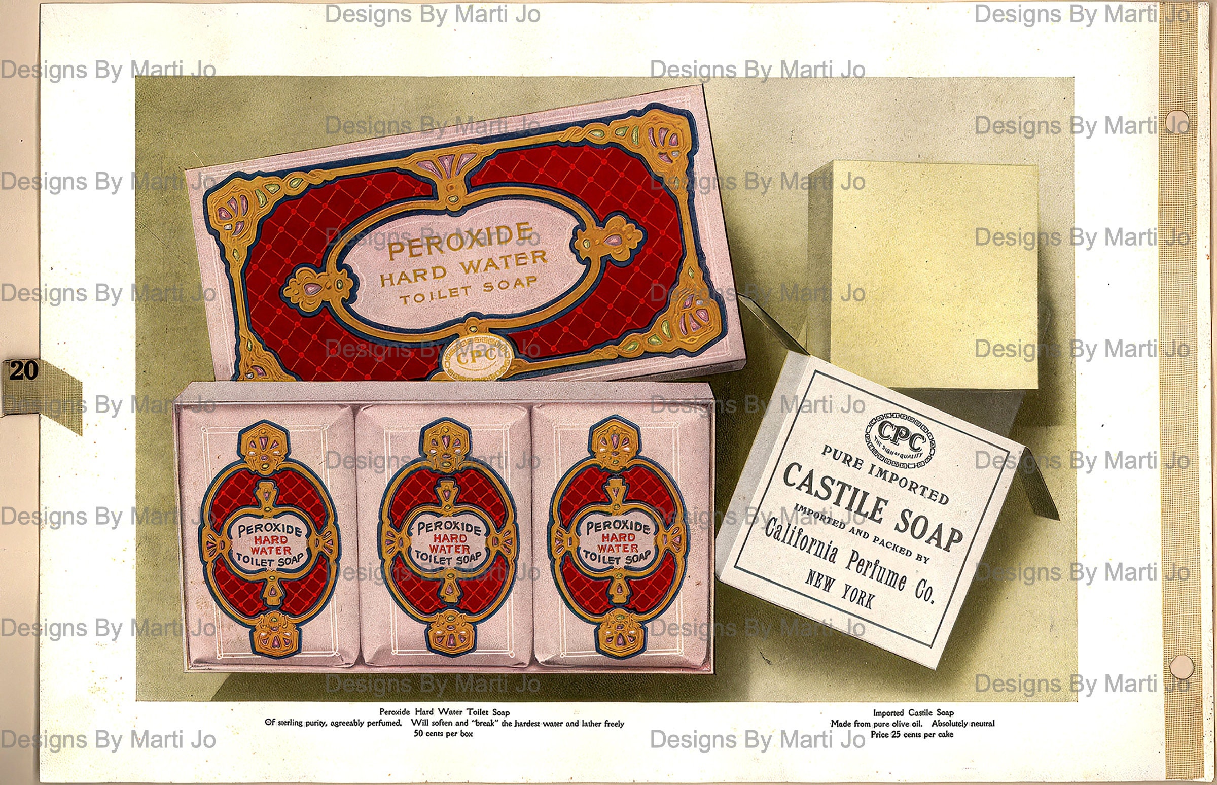 39 Vintage Printable Perfume Catalog JPG Pages Budget - Etsy