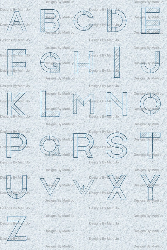 Architectural Drafting Font