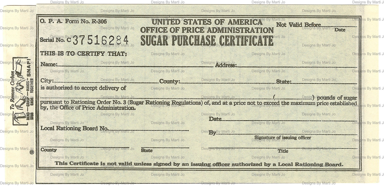 Vintage World War 2 Ration Book Clipart 50 Printable - Etsy
