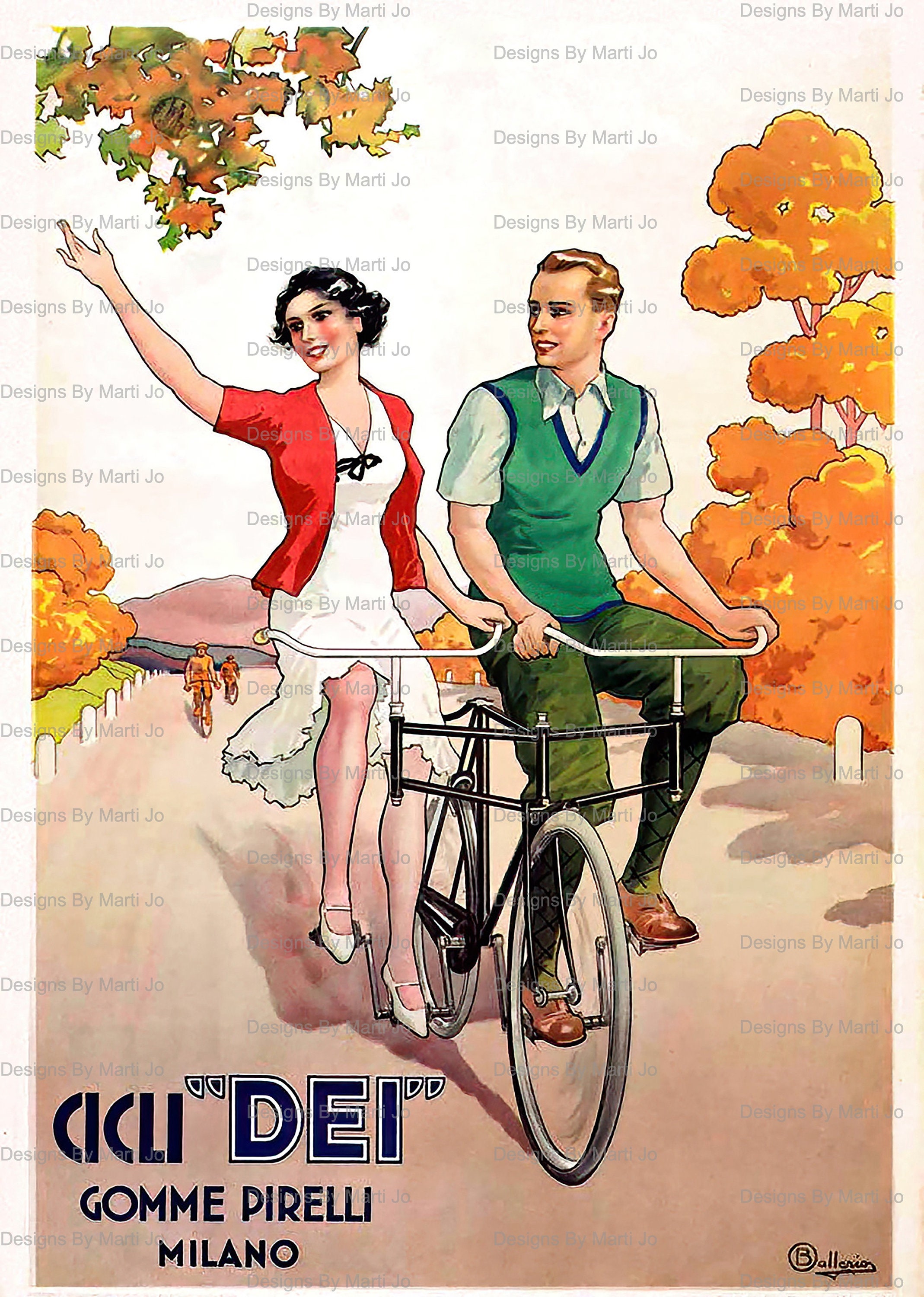 Vintage Bicycle Advertisement Poster Set 45 Vintage Biking - Etsy