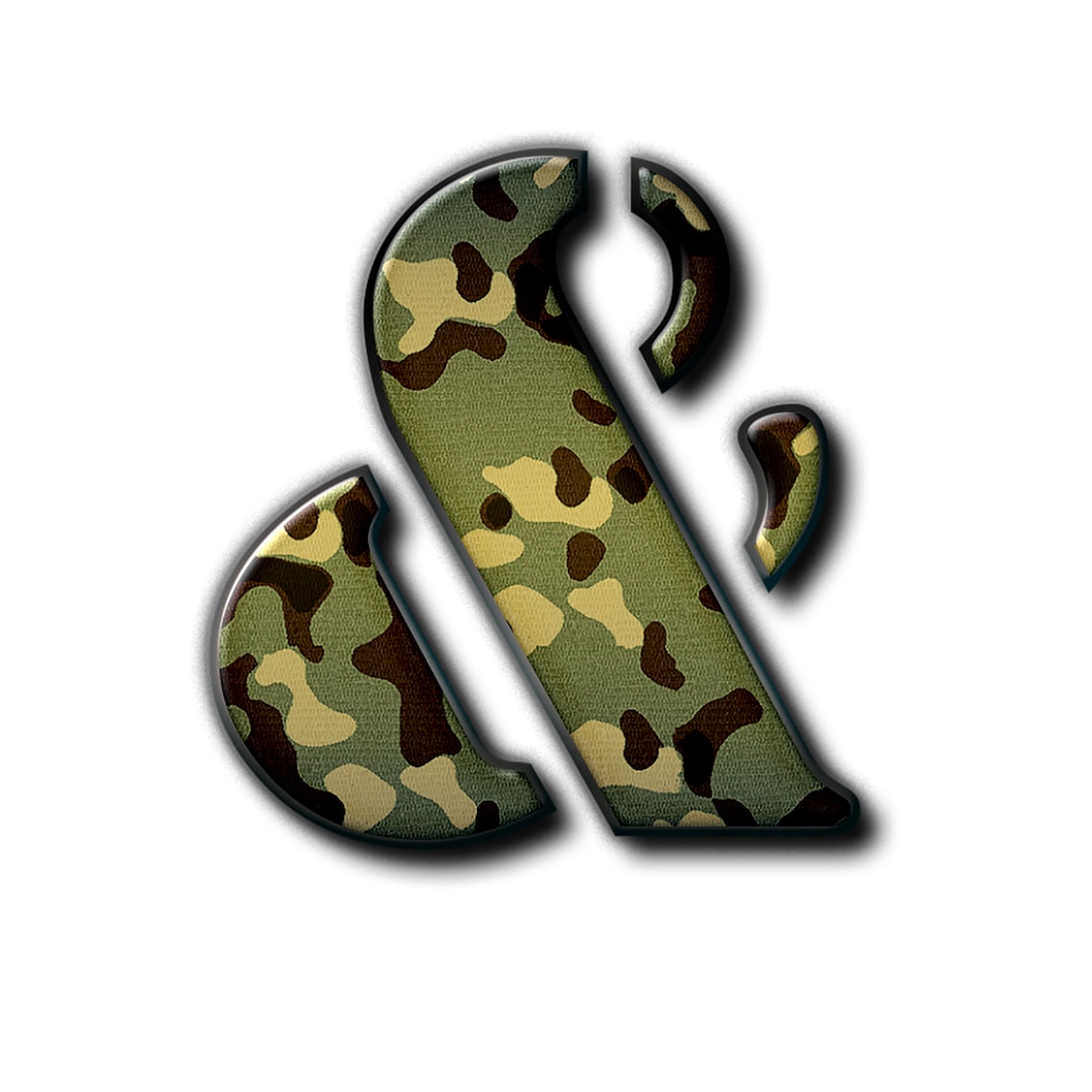 Camo Letters Military Alphabet Printable Camouflage - Etsy