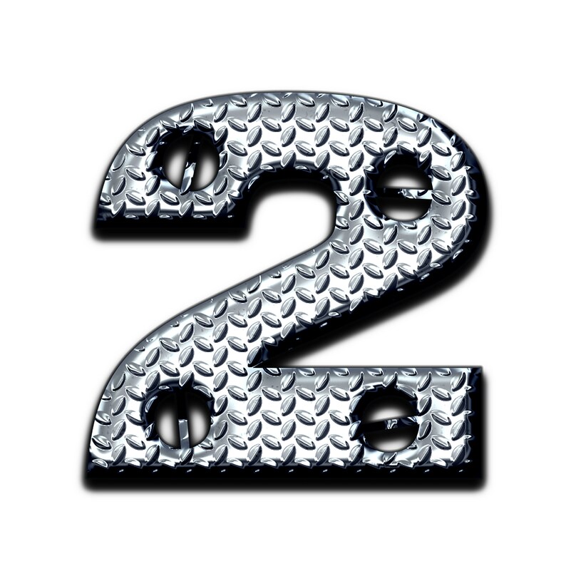 Diamond Plate Letters Digital Clipart | Printable Chrome Metal Letters ...