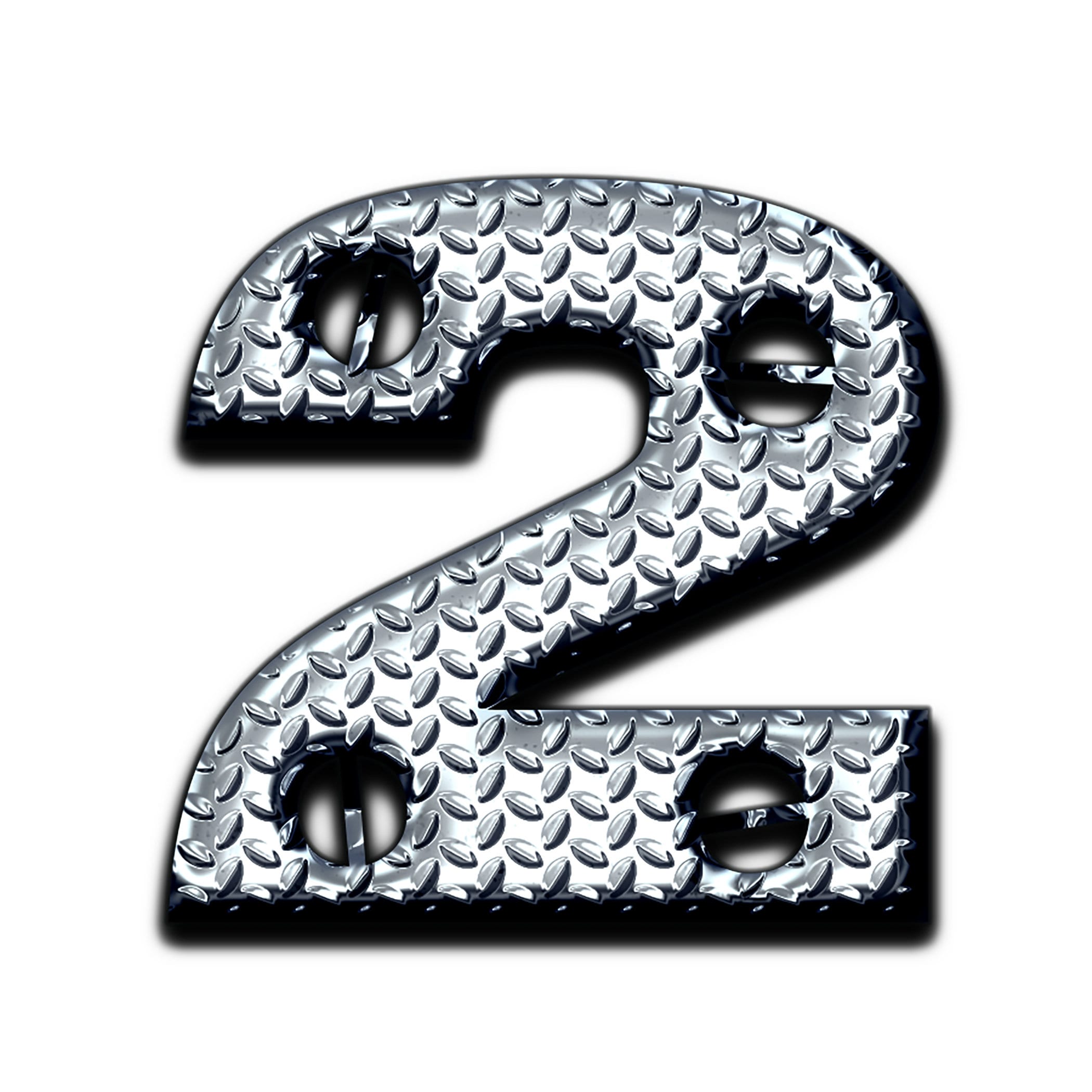 Diamond Plate Letters Digital Clipart Printable Chrome Metal - Etsy