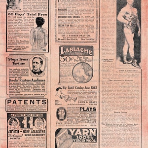 Vintage Ads Overlays Set 1 | 10 Vintage Magazine Advertisement ...